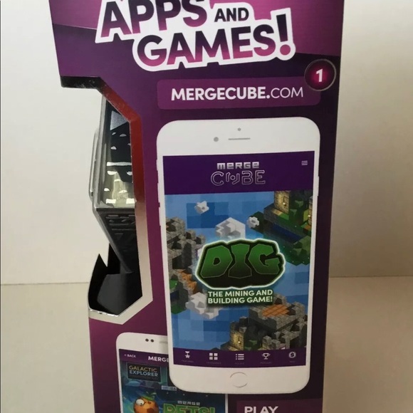 Merge Cube | Toys | Merge Cube Holographic Handheld Toy Ages And Up ...